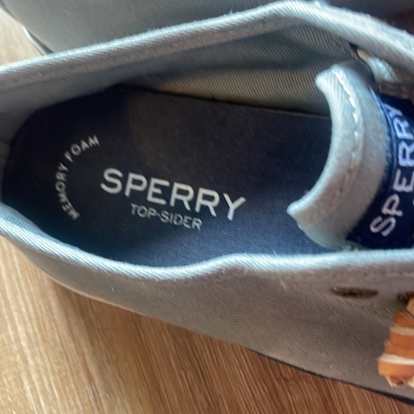 Sperry | Shoes | Grey Memory Foam Sperry 55 | Poshmark